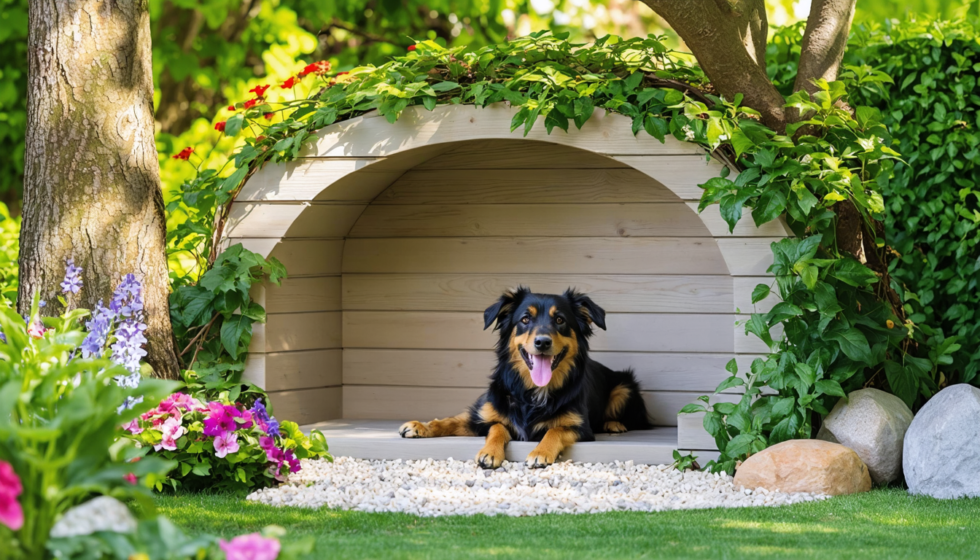 Transformez Votre Jardin : Les Niches Design pour Chiens