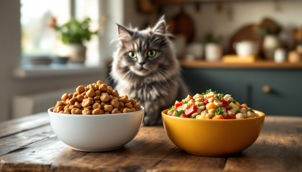 Croquettes pour chat : bio ou traditionnelles, le dilemme à résoudre